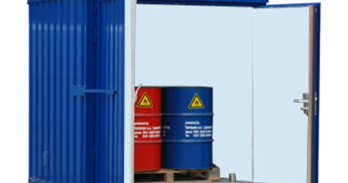 Conteneurs de stockage IBC-palette isolés - portes à… | CGK Group