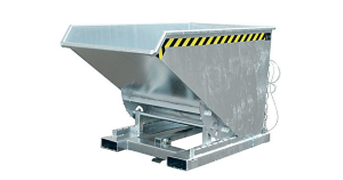 CGK Group | Conteneur basculant automatique - volume 1200 litres