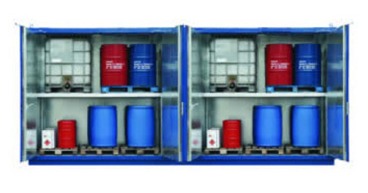 CGK Group | Conteneur de stockage résistant au feu à palettes IBC…