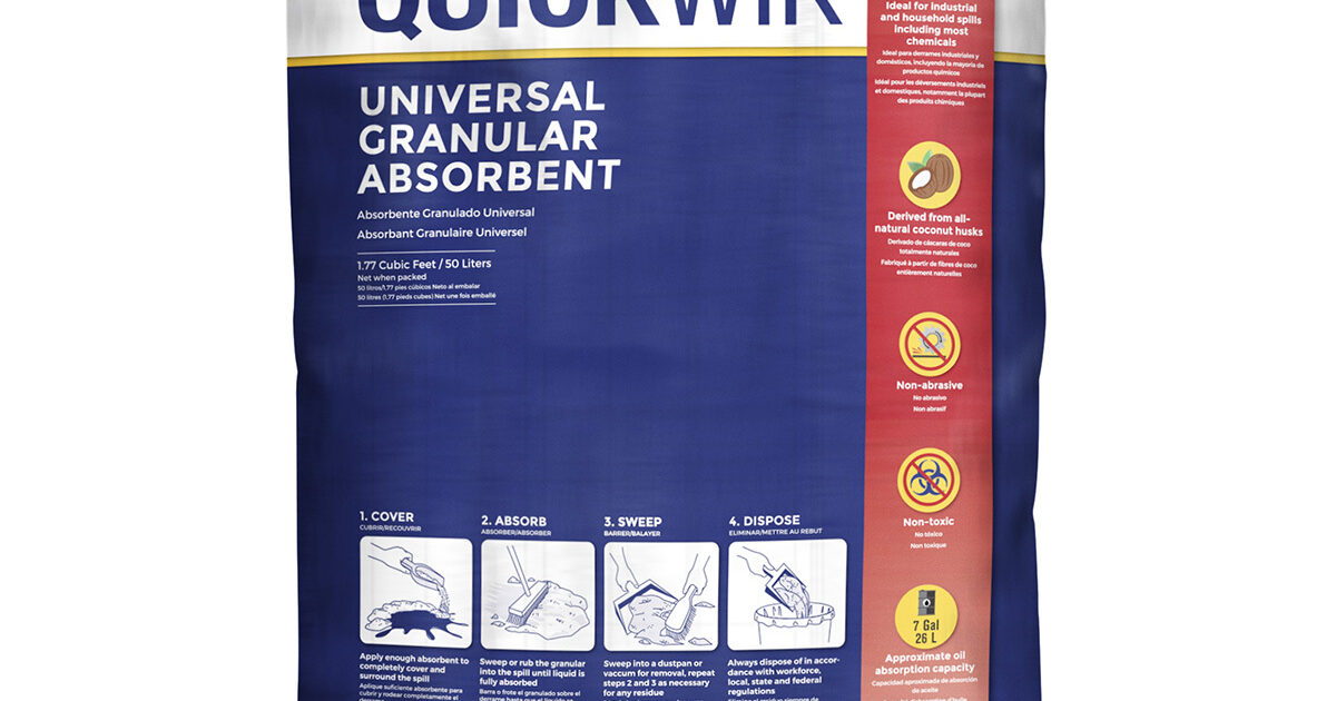 Quickwik absorptievezels - zak 50 l (48 st) | CGK Group