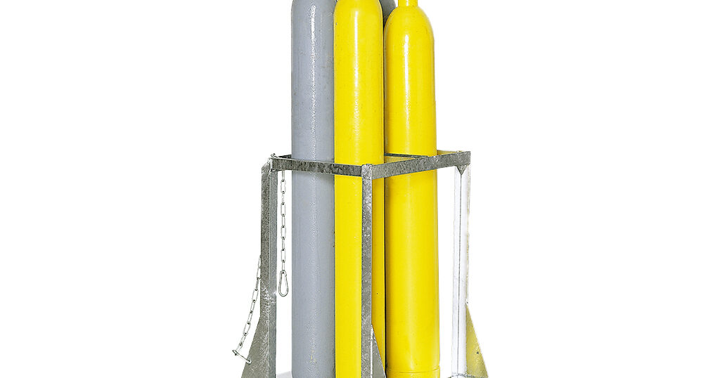 CGK Group | Gasflessenpallet voor 4 flessen van Ø 220mm