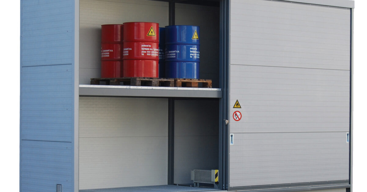 CGK Group | Geïsoleerde IBC-pallet opslagcontainer (schuifdeuren)