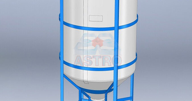 CGK Group | Open ronde tank met conische bodem - 1900 l - H 2515 mm
