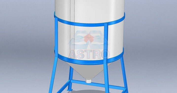CGK Group | Open ronde tank met conische bodem - 30 l