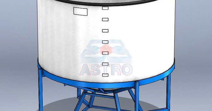 Open ronde tank met conische bodem - 4100 l | CGK Group