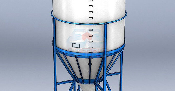 CGK Group | Open ronde tank met conische bodem - 7500 l