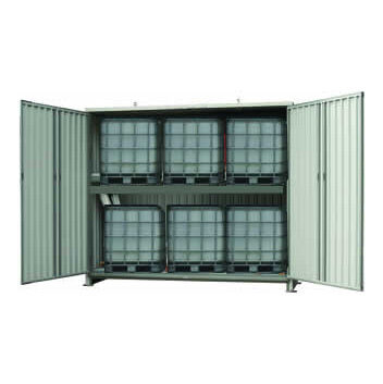 CGK | Basis IBC-pallet opslagcontainer (schuifdeuren)
