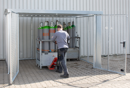 CGK Group | Gasflessendepot - dubbele deur - 3560 x 2810 mm - max.…