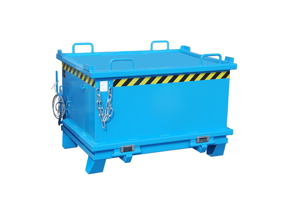Bodemklepcontainer met volume 2000 liter, gelakt | CGK Group