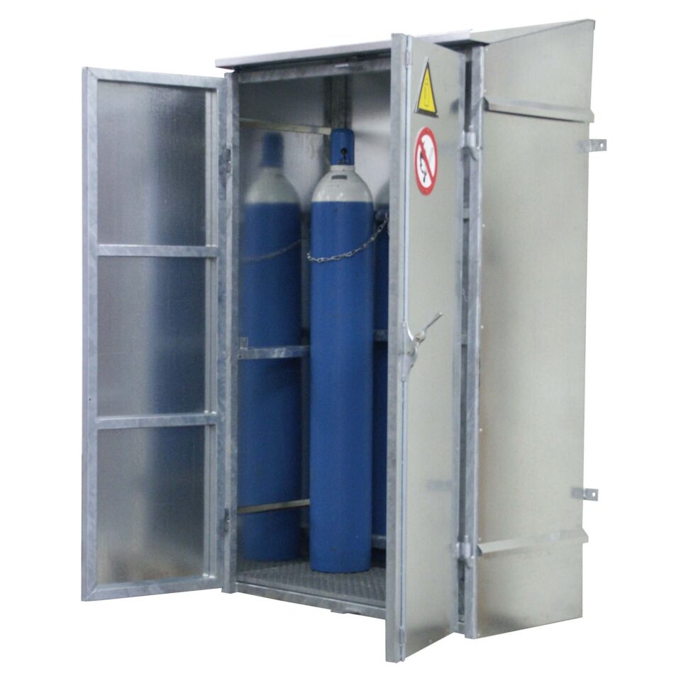 Gasflesgevelkast - max. 4 flessen van 50 l | CGK Group